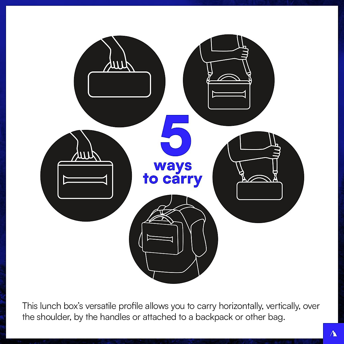 Arctic Zone Titan Deep Freeze Fridge Cold Expandable Insulated Horizontal Lunch Pack with 2X 250g High Performance Ice Walls, Grey