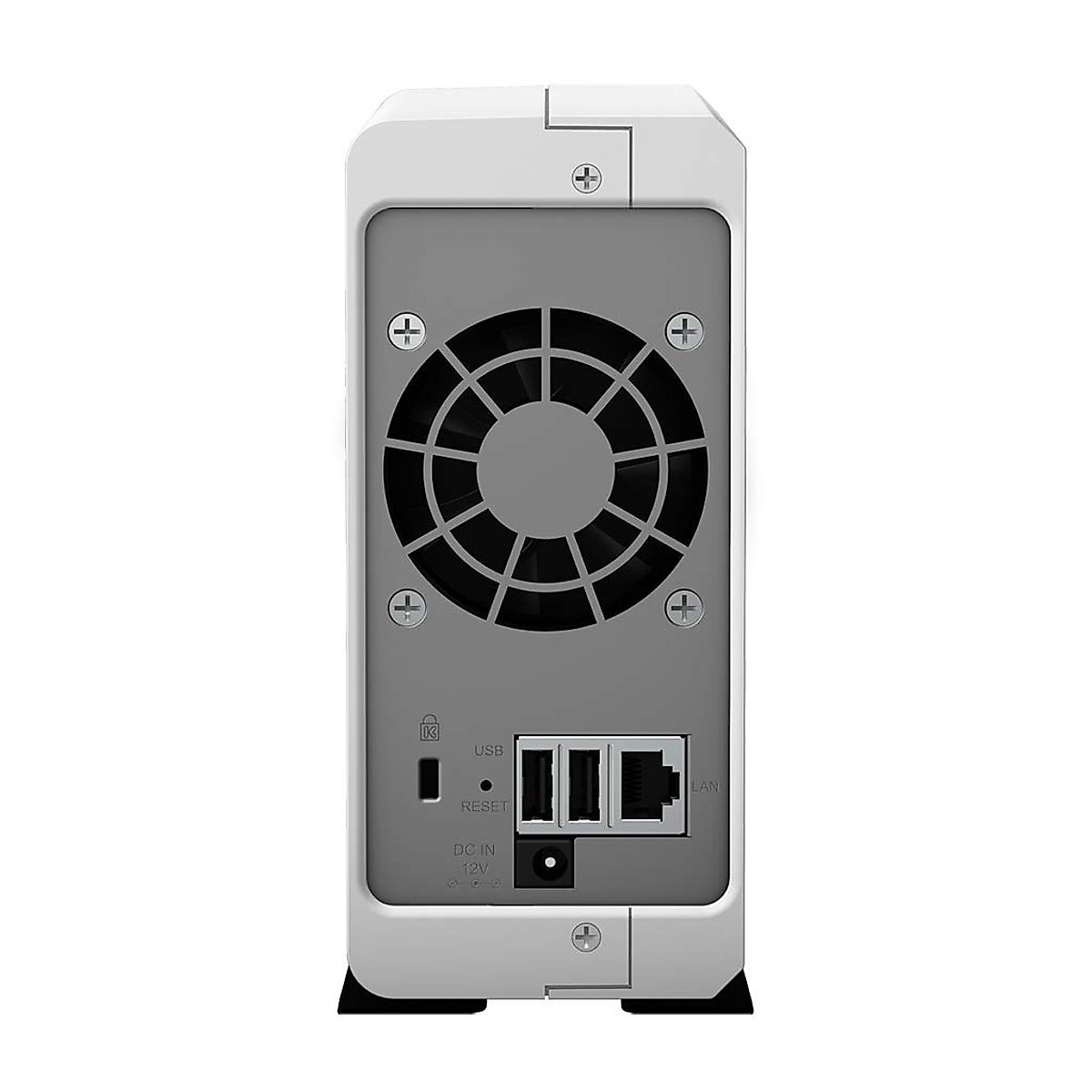 Synology DiskStation DS120j Mini Desktop NAS Server, Marvell Armada 3700 88F3720, 512MB DDR3L, 8TB SATA, Synology DSM Software