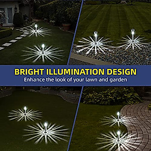 Cvosua Solar Outdoor Lights 12 Pack, Waterproof Outdoor Lights, Solar Garden Lights, Solar Powered Landscape Lighting for Pathway, Patio, Yard, Lawn, Walkway, Deck and Driveway