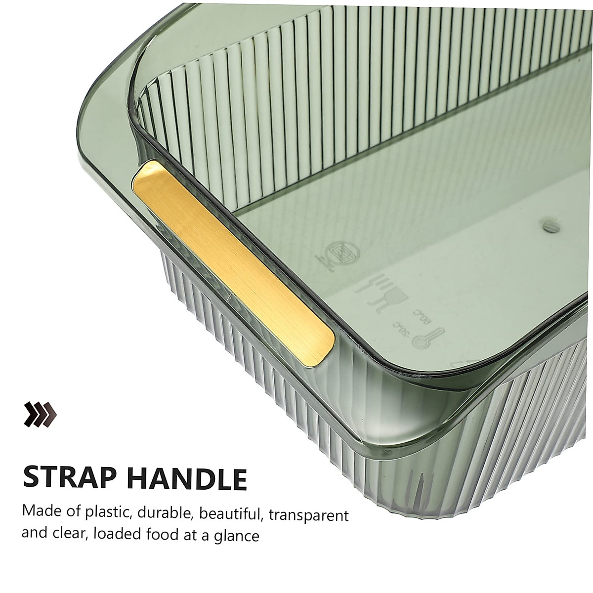 COLLBATH Tray for Fridge Refrigerator Organizer Bins Fruit and Vegetable Storage Containers Sturdy and Long-lasting Easy