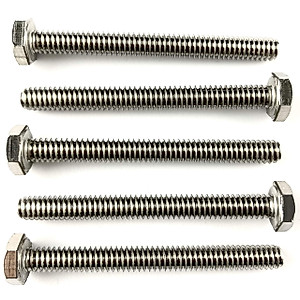 20 Pieces 1/4"-20 X 2-1/2 Hex Head Bolt SS 316