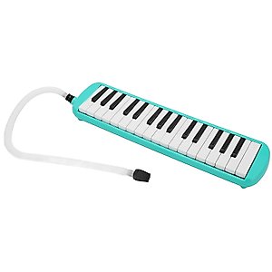 Air Piano Keyboard, Melodica Tube Musical Instrument Carrying Bags for Beginners for Kids(green)
