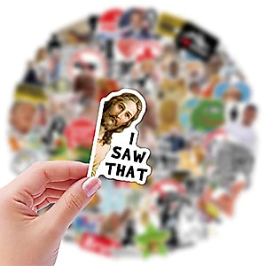 105pcs Funny Stickers ,Adult meme Stickers, barry wood prank Decals for hard hat, laptop, bumper,Unique Durable Perfect for Waterbottle ,Laptop,Computer