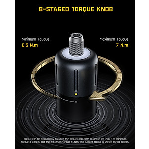 Fanttik Fold S1 APEX 3.7V Cordless Screwdriver, Electric Screwdriver, Screen Interaction, Pivot Handle, High/Low RPM Options, Max 7N.m, 1/4''Hex, Ideas DIY Tool - Deluxe Edition