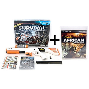 PS3 Cabela's BUNDLE Shadows of Katmai + African Adventures Video Game Hunt