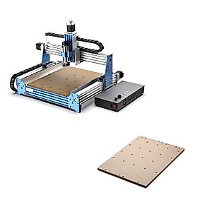 Genmitsu CNC Router Machine PROVerXL 4030 with GRBL Control + 1PCS Genmitsu PROVerXL 4030 Threaded Inserts MDF Spoilboard