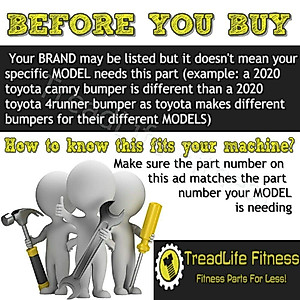 Replacement Elliptical Wheel - Compatible with MOST ProForm Models - Part # 286547