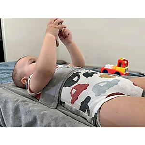 Stay Put Changing Pad Cover Protector Ultra Soft Minky Plush Changing Table Covers Breathable Changing Table Sheets Wipeable Changing Pad Covers (Gray) Mom's Choice Award Winner