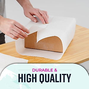 White Kraft Arts and Crafts Paper Roll - 36 inches by 100 Feet (1200 Inch) - Ideal for Paints, Wall Art, Easel Paper, Fadeless Bulletin Board Paper, Gift Wrapping Paper and Kids Crafts - Made in USA