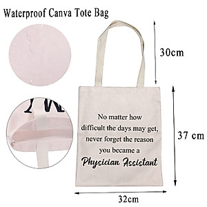 MBMSO Physician Assistant Gifts PA Gift Medical Tote Bag Physician Assistant Student Gift PA Gifts for Women Graduation Gift (PA Tote bag)
