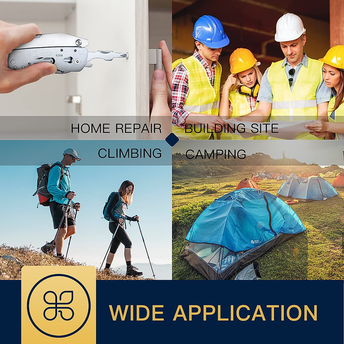 Gifts for Christmas, Multi Tool , 14 in 1 Stainless Steel Portable Multifunction Pliers with Nylon Sheath for Men Women