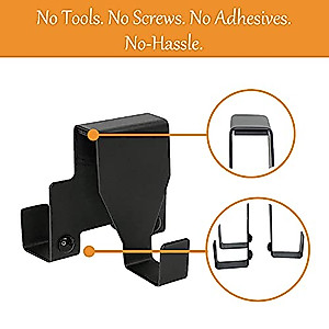 Morobor 2pcs Triple Hooks, Over Shower Glass Door Hooks for Frameless Glass Shower Door, Stainless Steel Towel Hooks Over The Bathroom Glass Wall (Black)