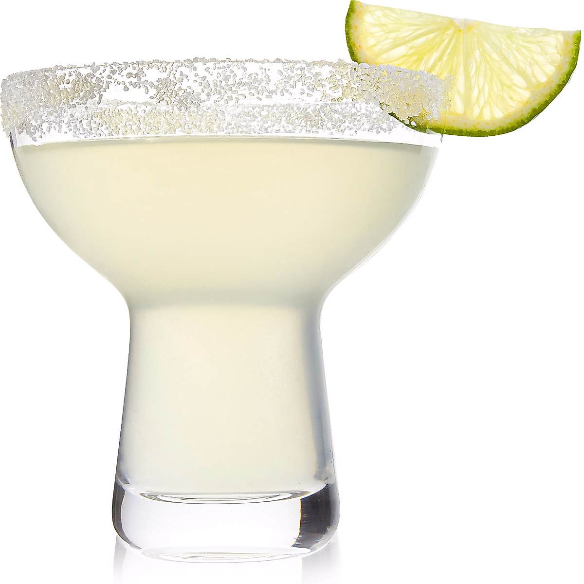 Margarita Glasses Set of 4 (13.8 oz) – Hand-Blown Cocktail Glass Set – Lead-Free Crystal Glassware – Modern Home & Party Hosting Drinkware – Birthday, Housewarming & Engagement Gift