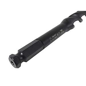 WoodOwl CU-07 Tri Cut 3/4" x 12" Long Ultra Smooth Utility Auger Hand Brace Boring Bit PTFE Coated