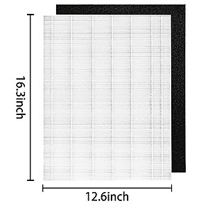 B-Life Winix Filiter A 115115 Replacement, Compatible with Winix C535 C909, 5300 C535 115115 WAC5300 WAC6300 6300, 5300-2, 6300-2