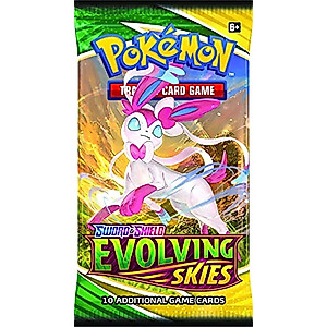 Pokémon TCG: Sword & Shield Evolving Skies Booster Box, Size: 4. Booster Display