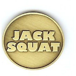 25 Jack Squat Geocoins Geotokens