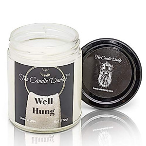 Funny Fresh Linen Candle- Well Hung- Scented Candle- Double Pour- 6 Ounce- 40 Hour Burn Time