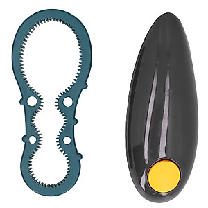 Fdit Portable Automatic Can Opener One-Touch Safety Magnetic Function Can Opener Electric Bottle Opener Black For Home Restaurant Aa Batteries