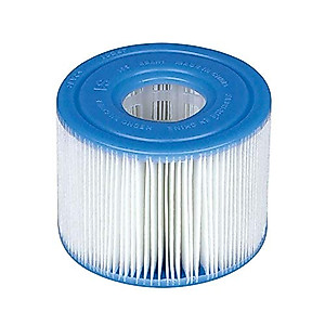Intex B01HMXBDGM PureSpa Type S1 Easy Set Pool Cartridges (4 Filters) | 29001E, 4 Count (Pack of 1), Blue