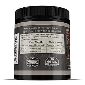 Free Range Joint Health Enhancer Supplement Powder for Dogs by Alpha Dog Nutrition - Premium Dog Arthritis Vitamins to Care for Joints - Contains Glucosamine, Chondroitin, MSM, Vitamin E, & More