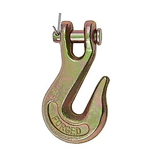 Mytee Products (10 Pack) 3/8 Grade 70 Clevis Grab Hooks Wrecker Tow Chain Flatbed Truck Trailer