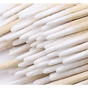 1300 pcs 4 Inch Pointed Cotton Swabs Precision Microblading Cotton Tipped