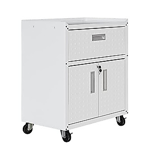 Manhattan Comfort Fortress Storage Units, White