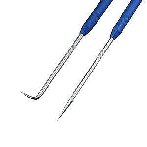 DGBRSM 2pcs Double Pointed Scriber Metal Scribe Tool Hook 8.85 Inches for Machinists, Technicians Or Craftsmen
