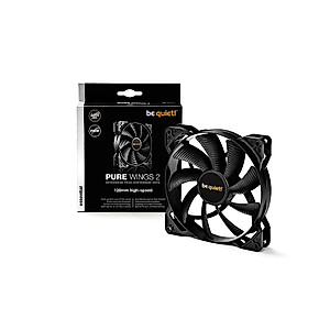 Be quiet! Pure Wings 2 120mm PWM high-Speed, BL081, Cooling Fan, Black