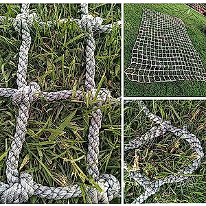 EkiDaz HXRW Rope Net Kids Safety Protective Net Sturdy Rope Climbing Net Polyamide Net for Kids Indoor and Outdoor Playing Playground Sets for Backyards (Size : 2 * 3m(6.6 * 9.9ft))