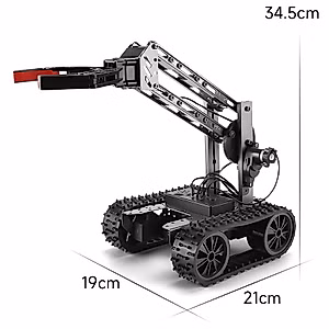 VANLINNY Robot Kit,Science Projects for Kids Ages 8-12,Cool Electronic Robotic Arm for Boys & Girls to Learn Programming/Techology,Educational Toy Building Kits for Beginners,Xmas Birthday Gift.