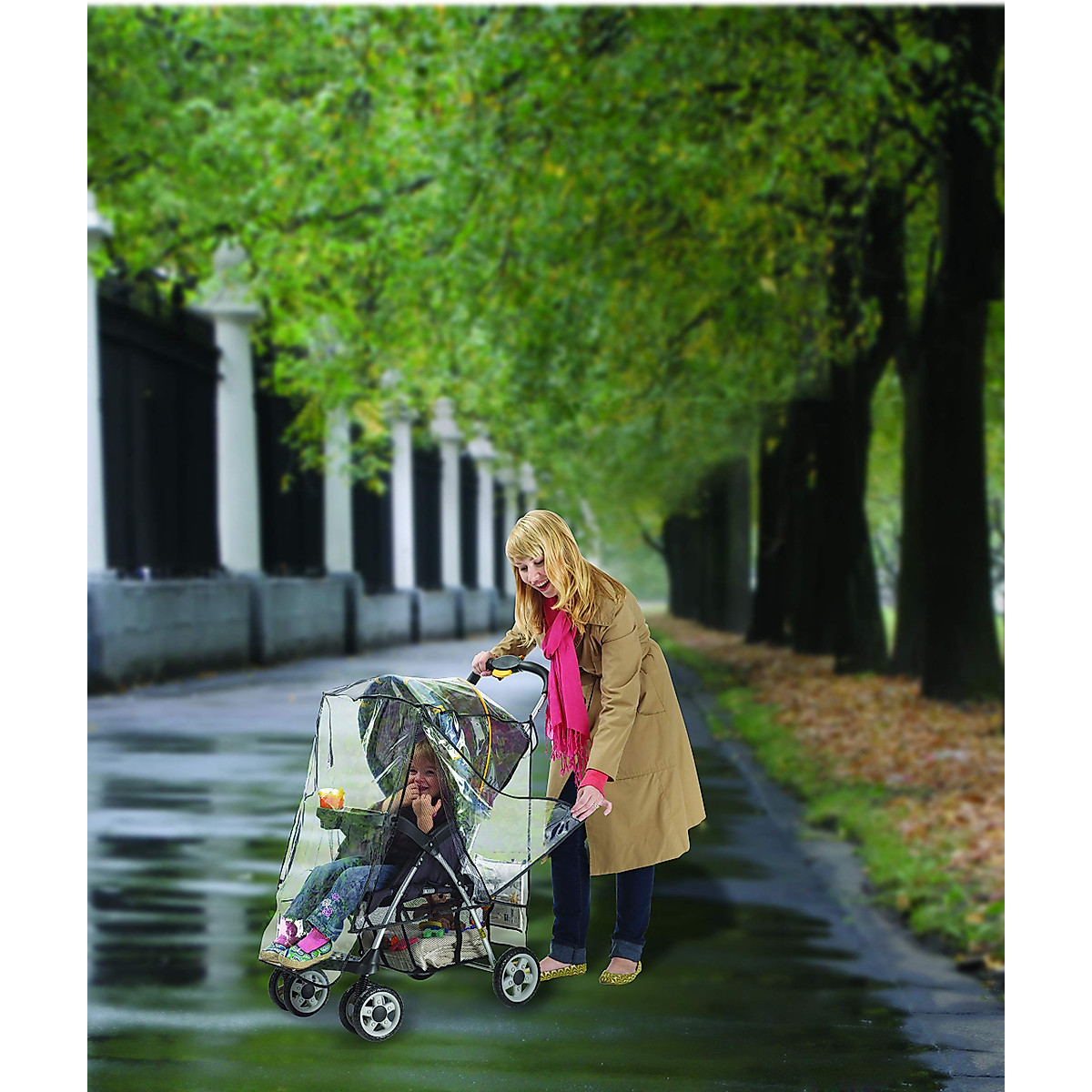 Graco Stroller Netting + Deluxe Stroller Weather Shield Set