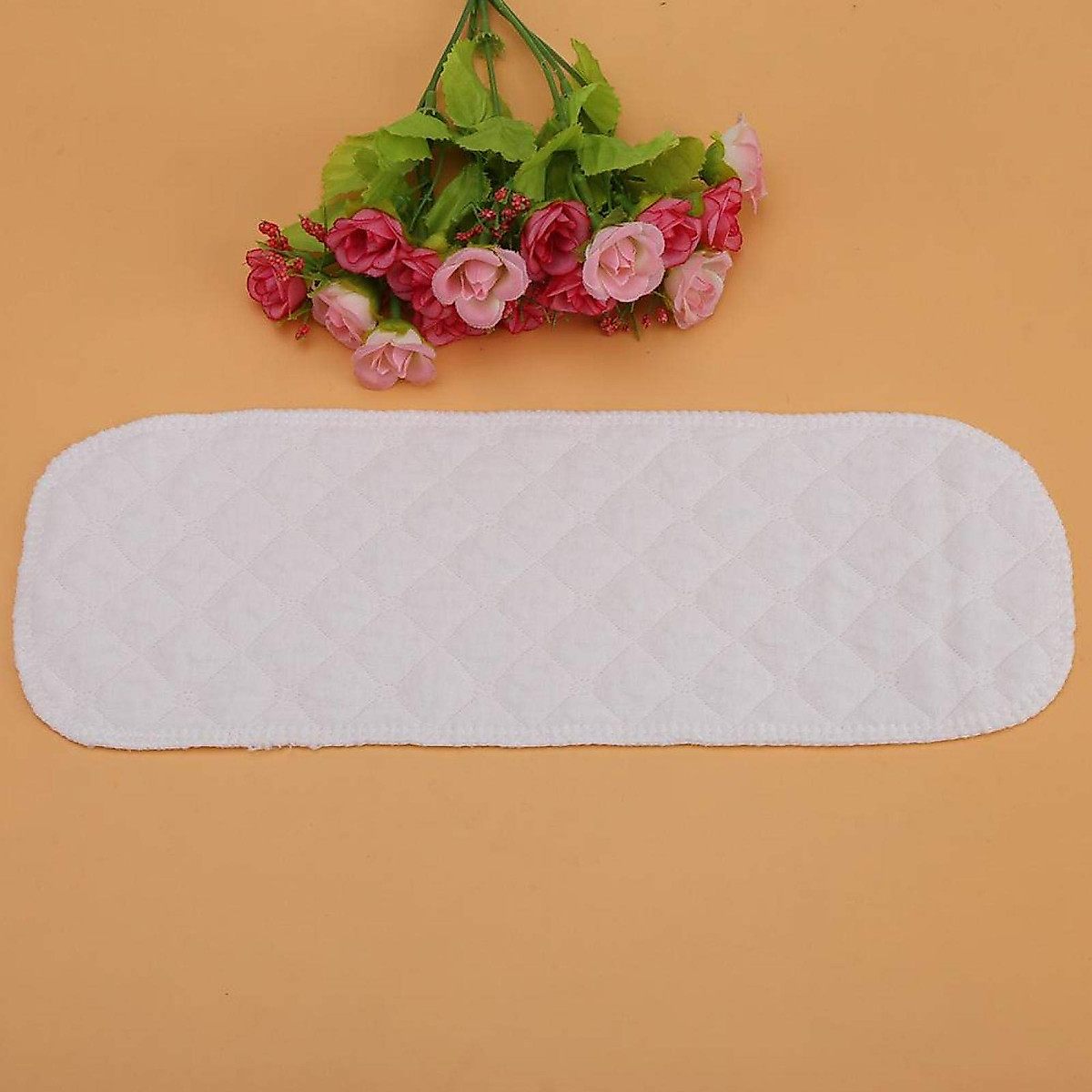 Sonew 10pcs Soft&Breathable Baby Diapers Toddler Cotton Nappy Insert Liners Reusable Cotton Cloth Diaper 12.5 * 4.7in Common Size(3 Layers)