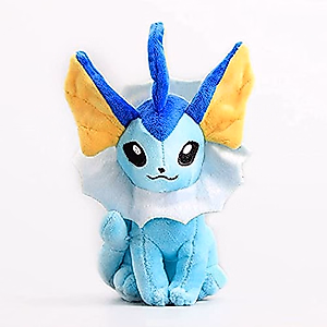 Vaporeon Plushies - Vaporeon Plush - Vaporeon Stuffed Animal - Vaporeon Evolution Plush Toy Collection New 2021 Premium Design