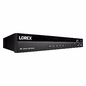 Lorex N882A38B 32 Channel, 16 PoE Port, 4K 2x4TB IP Ultra HD Pro Series Security System NVR with Lorex Cloud Connectivity, Audio, Multiple Recording Modes, Black (Recorder Only)