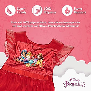 Disney Girls' Fantasy Gown Nightgown, Celebrate Xmas 2, 8