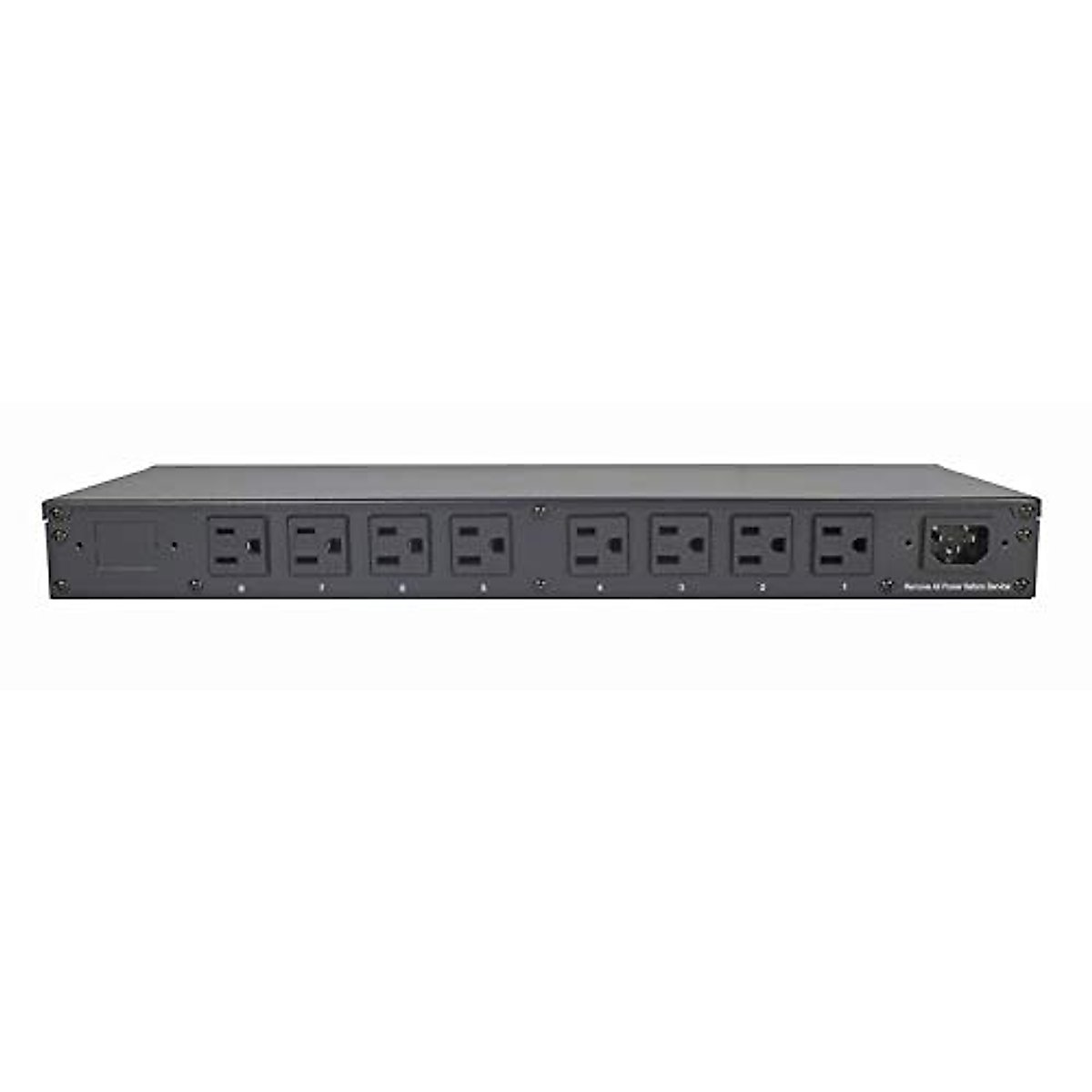 Synaccess NP-0801DU Remote Power 8 Switched PDU, TUV Listed, Designed and Supported in USA. Control Via Web, Telnet, USB Serial Port.