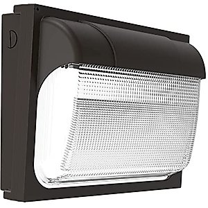 LED Wall Pack Light with Dusk-to-Dawn Photocell,120W/100W/80W Selectable, 0-10V Dimmable 15600LM 5000K Daylight Outdoor Wall Light,Replace 450W MH/HPS, IP65 120-277V AC for Parking Lot DLC & UL Listed