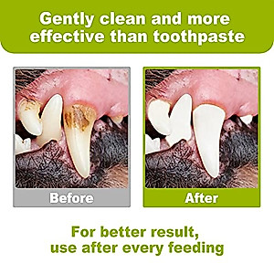 DR.EASY Breath Freshener Dental Finger Wipes 80ct for Dog & Cat, Help Wipe Away Plaque&Tartar, No Added Harsh Chemicals No Brush Formula