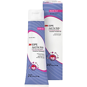 3M 70201400762 Just For Kids 0.4% Stannous Fluoride Brush On Gel, Extra Cavity Protection, 4.3 oz