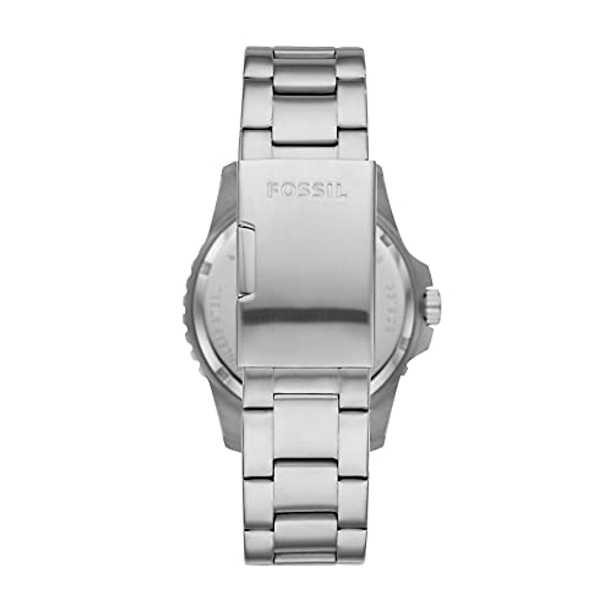 Fossil Men's FB-01 Quartz Stainless Steel Three-Hand Watch, Color: Silver/Black (Model: FS5668)