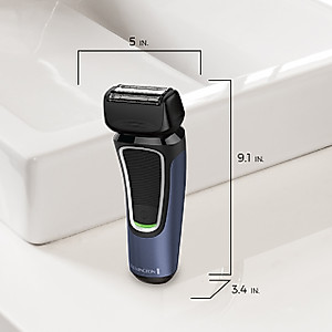 Remington PF7500 F5 Comfort Series Foil Shaver, Men's Electric Razor, Electric Shaver