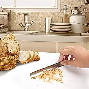 Restaurant Crumb Sweepers, Restaurant Crumb Cleaner, high quality Stainless Steel Crumb Scraper, Crumber tool for Waiters, Waitresses and Servers (1 PACK, Silver)