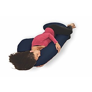 The Daisy Bee New Microfiber Zippered Replacement Maternity Body Pillow Cover (Blue)