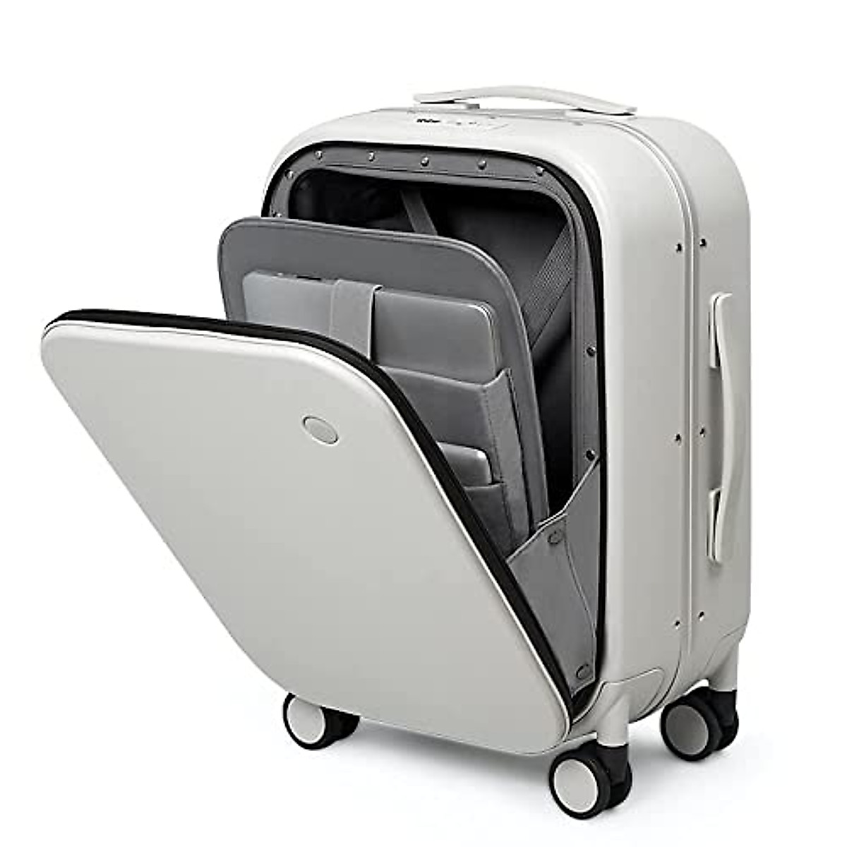Mixi Durable 18-Inch Carry-On Luggage with Multi-Country TSA Approval and Convenient Features