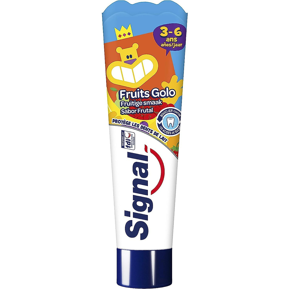 Signal Kids Fruity Toothpaste 50 ml / 1.7 fl oz (3-Pack)