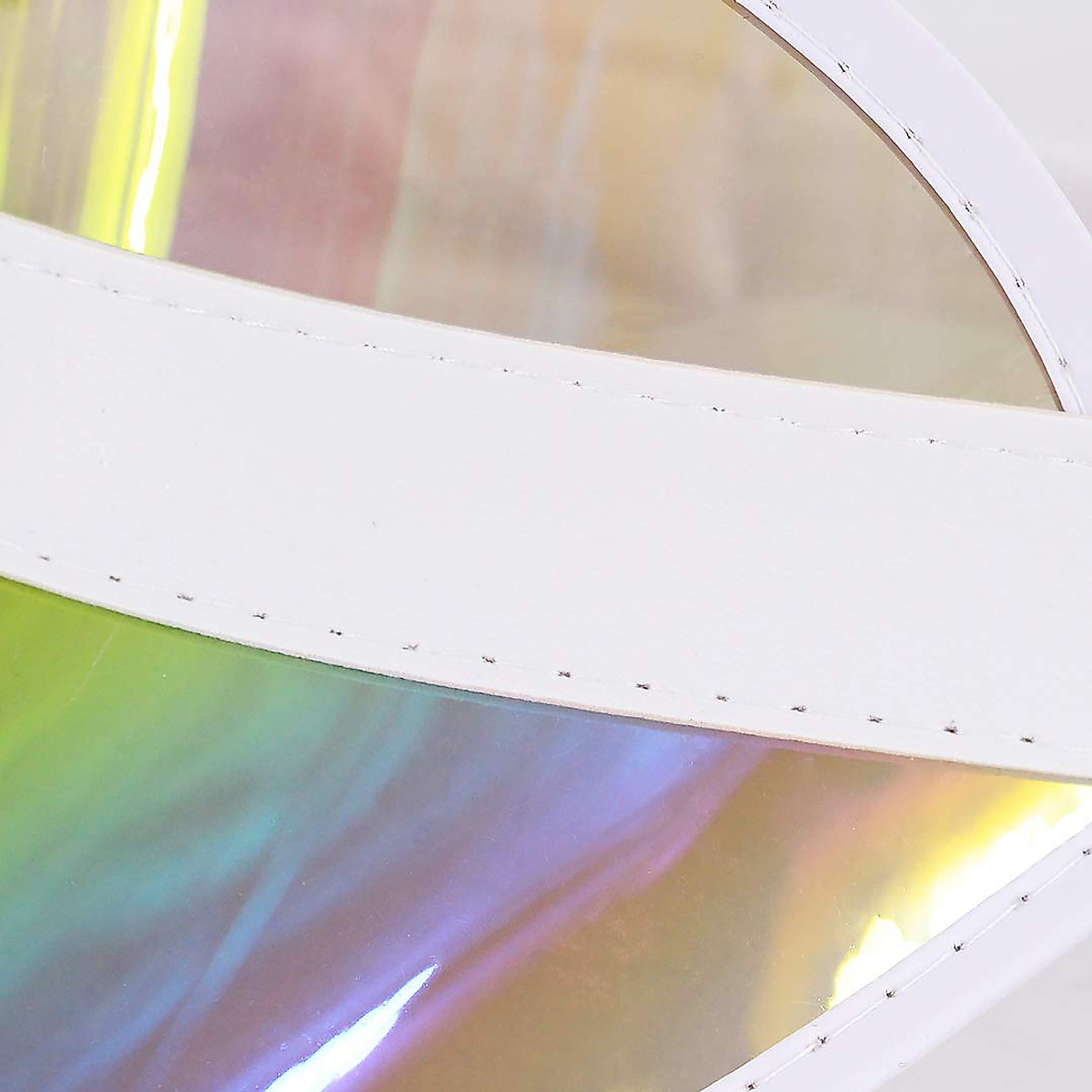 Surkat Plastics Clear Translucent Sun Visor Hat Golf Beach Tennis Poker Sun Visors Caps UV Protection Colorful Headband Sun Shade Hat