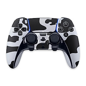 MightySkins Skin Compatible with PS5 DualSense Edge Controller - Cow Print | Protective, Durable, and Unique Vinyl Decal wrap Cover | Easy to Apply & Change Styles | Made in The USA