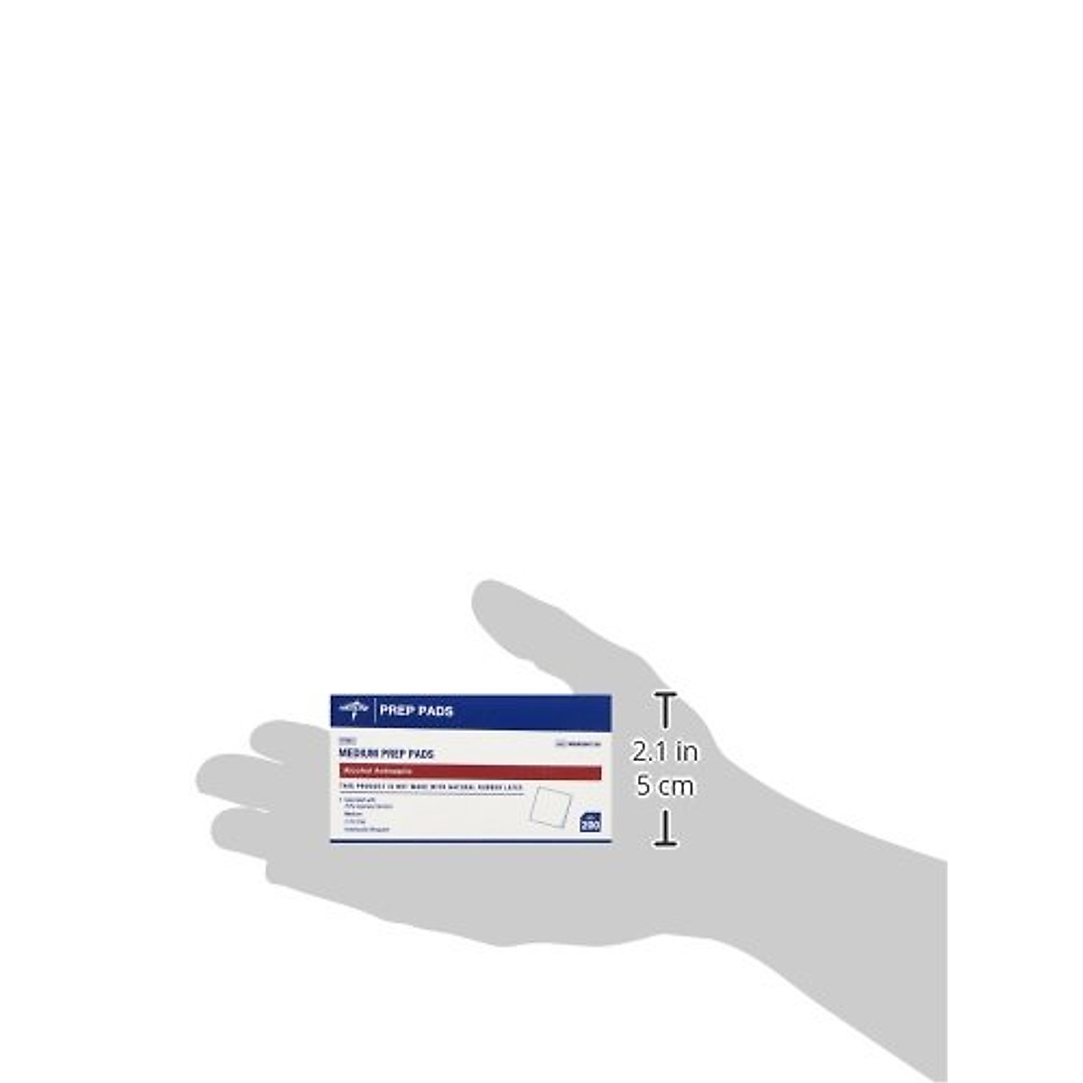 Medline Isopropyl Alcohol Pads, Sterile, Medium, Box of 200